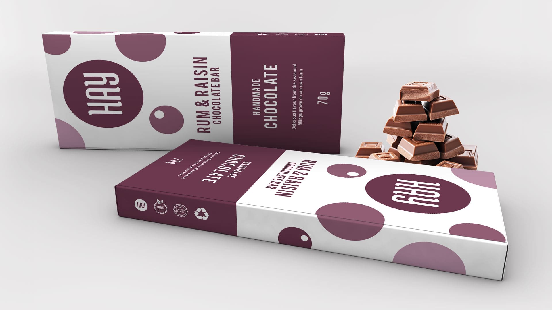Hay Chocolate - Rebrand and launch campaign - Forgaard Agency