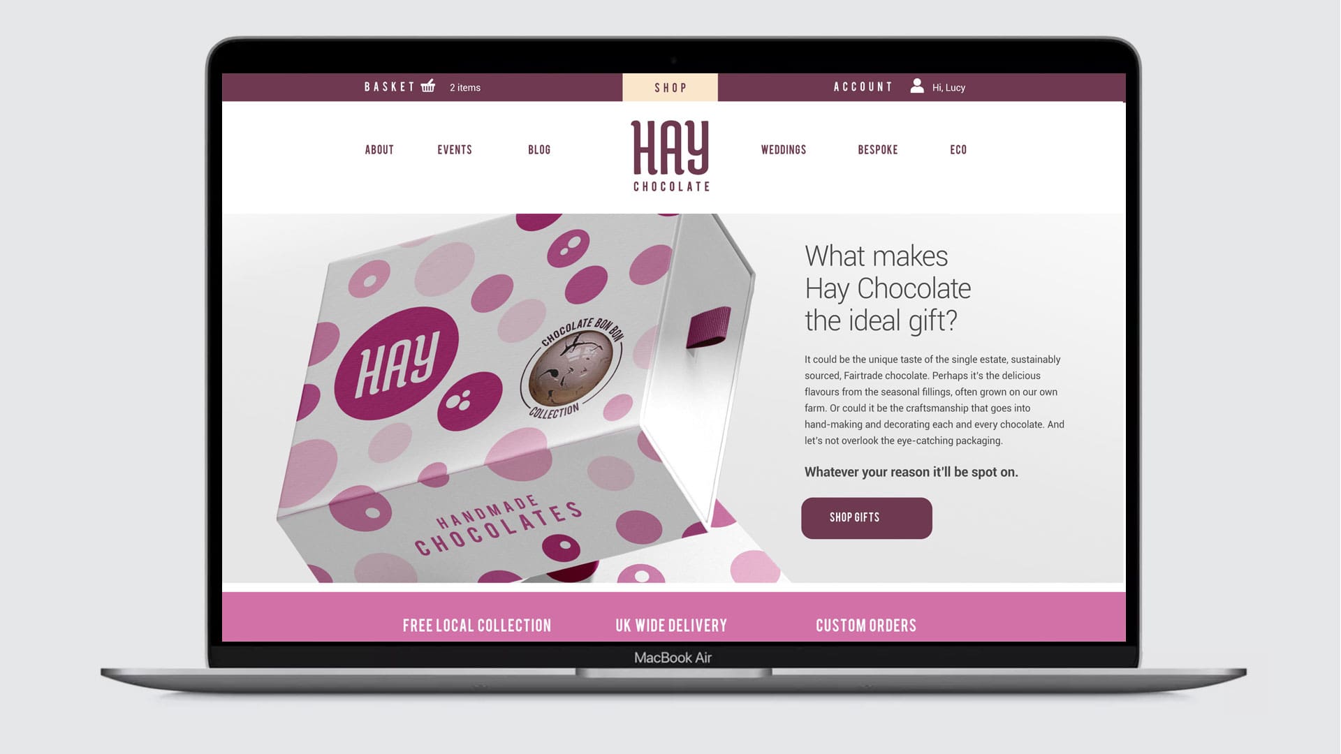 Hay Chocolate - Rebrand and launch campaign - Forgaard Agency
